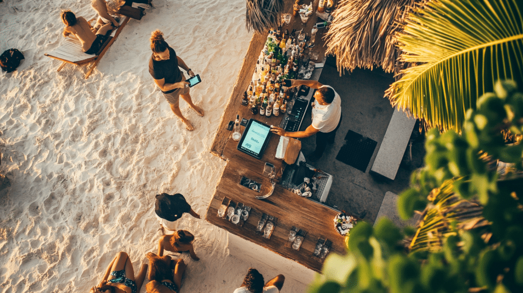 Beach Bar POS: The Key to Fast, Efficient Beachside Service - Biyo POS