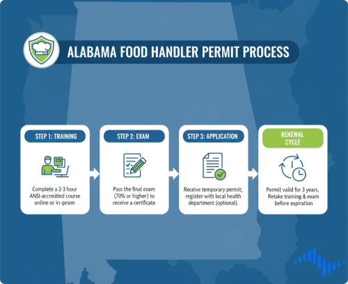Easy Steps to Food Handler Permit Alabama - Biyo POS