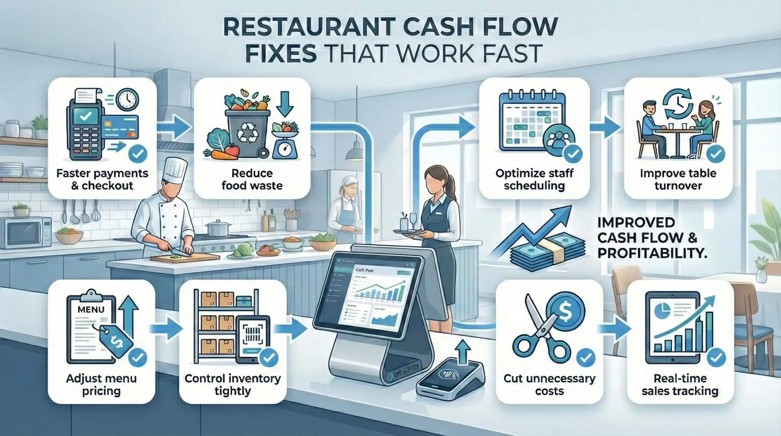 8 Restaurant Cash Flow Fixes That Work Fast - Biyo POS